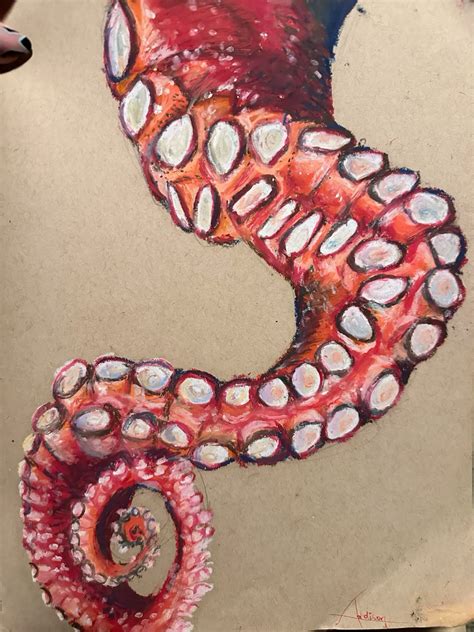 Tentacle Drawing Natural Form Art Colored Pencil Art Projects Oil