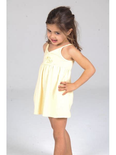 Vestido De NiÑa Luca Bynn Amarillo