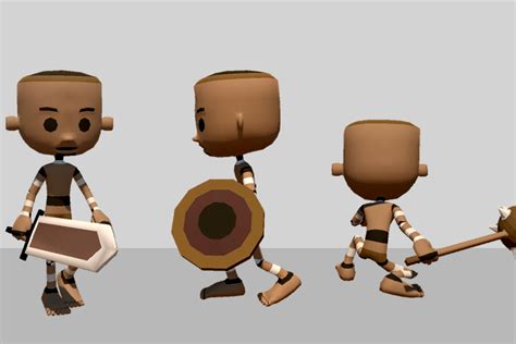 3d Character 000 Dummy Universal Animated Low Poly Fbx Model