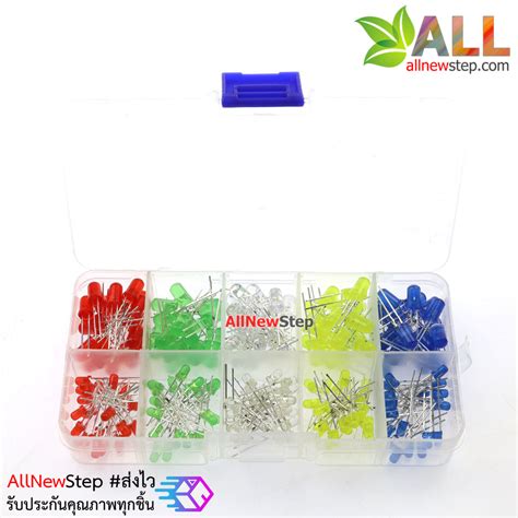 ชุด Led 3mm และ5mm 5 สีอย่างละ 20 รวม 200 ดวง Arduinoall ขาย Arduino ซื้อ Arduino อุปกรณ์