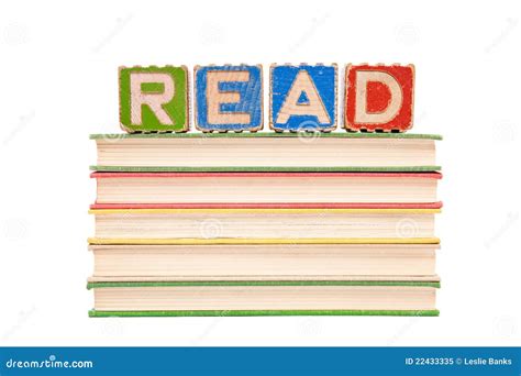 Wooden Blocks Spelling Read Stock Image Image Of Wooden Antique