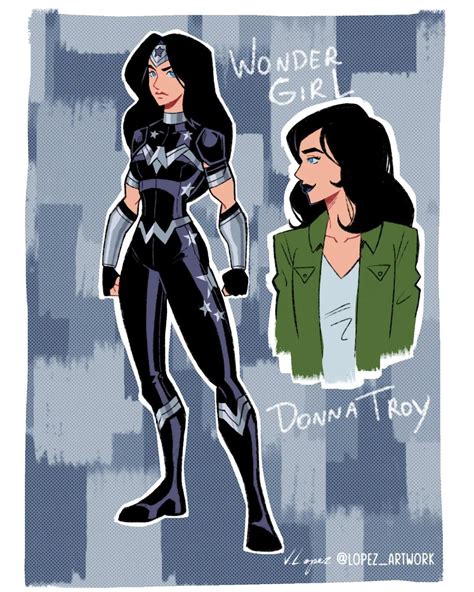 Donna Troy Wonder Girl Titans Wonder Girl Fanart Vin Lopez Art