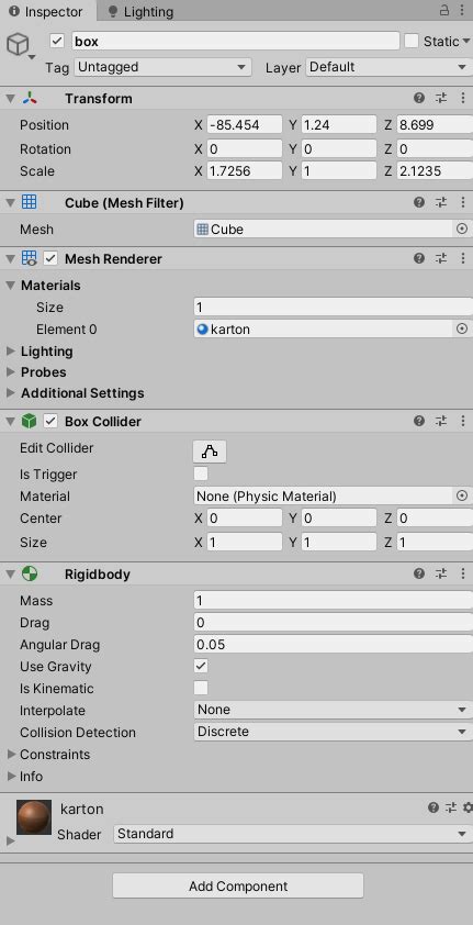 Picked Up Object Goes Through Walls Unity Engine Unity Discussions