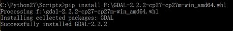 Error Of Installing Gdal On Python With Windows Geographic