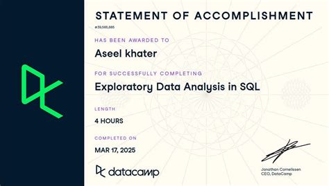 Dataanalysis Sql Continuouslearning Datacamp Selfdevelopment