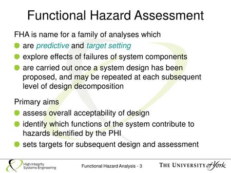 PPT Functional Hazard Assessment PowerPoint Presentation ID