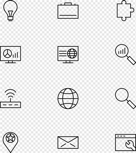 Set Of Seo Search Engine Optimization Icons Png Pngwing