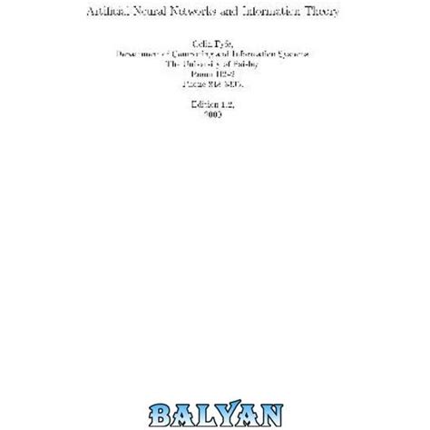 خرید و قیمت دانلود کتاب Neural Networks And Information Theory ترب