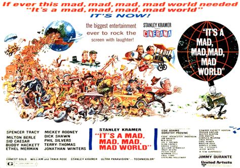 Its A Mad Mad Mad Mad World Poster Wallpaper By Captainjzh On