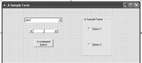 A Sample Form Created By The Scripting Language Compiler The Following