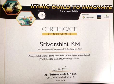sri varshini on linkedin iitmic innovation agritech sustainabledevelopment