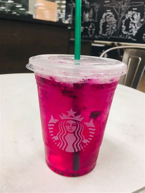 Dragon Fruit Refresher Refreshing Non Alcoholic Drink