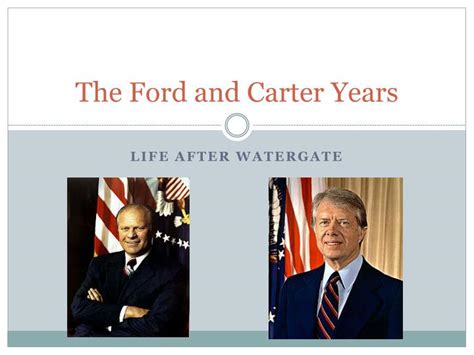 Ppt The Ford And Carter Years Powerpoint Presentation Free Download