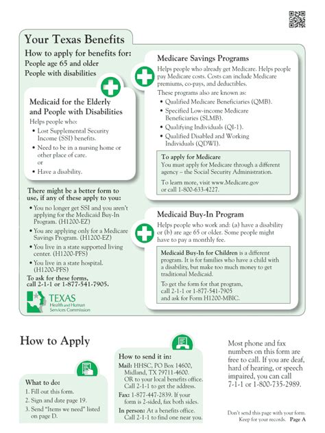 Texas Medicaid Application Form Printable Printable Application