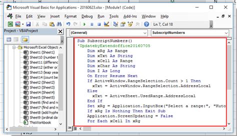 how to find and replace numbers with subscript in excel