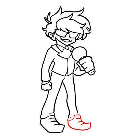 How To Draw EX Bob From FNF Vs Bob And Bosip SketchOk