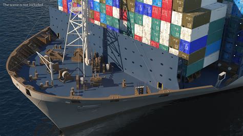 Container Ship Loaded 3d Model 169 Obj Lxo Ma Max Fbx C4d Blend 3ds Free3d
