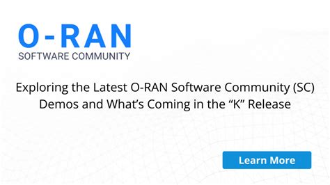 Exploring The Latest O Ran Software Community Sc Demos And Whats