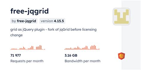 Free Jqgrid CDN By JsDelivr A CDN For Npm And GitHub