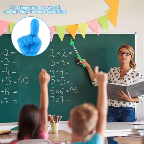 DSLSQD Pieces Teacher Pointer Stick Extendable Finger Pointer Stick Teacher Pointer For
