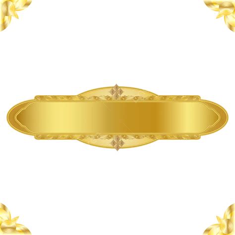 รูปกรอบลายไทยย้อนยุค เส้นขอบแปลกใหม่ กล่องข้อความสีทองหรูหรา เวกเตอร์ Png ลายไทยย้อนยุค เส้น