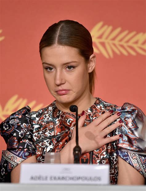 Sexy Beautiful Babes Adele Exarchopoulos ‘the Last Face Cannes Press Conference And