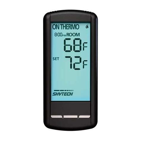 Skytech Timer Thermostat Fireplace Remote Control With Backlit Touch Screen SKY Mattelhote