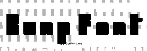 Download Bump Font Now GetFont