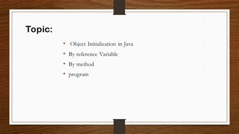 Session 8 Object Initialization In Java Youtube