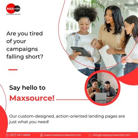 maxsource technologies on linkedin landingpage conversions landing page conversion site…