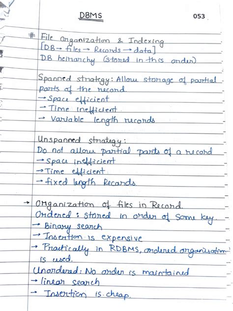 Dbms Short Notes Pdf