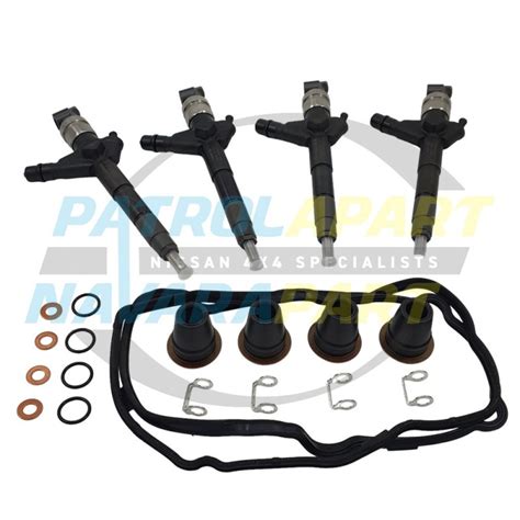 Denso Injector Set For Nissan Navara D22 Yd25 With Fitting Kit