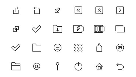 Ui Ux Icon Set Web And Mobile User Interface Icon Set Collection
