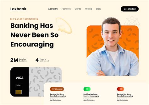 Website Hero Section UI Design With Template On Behance