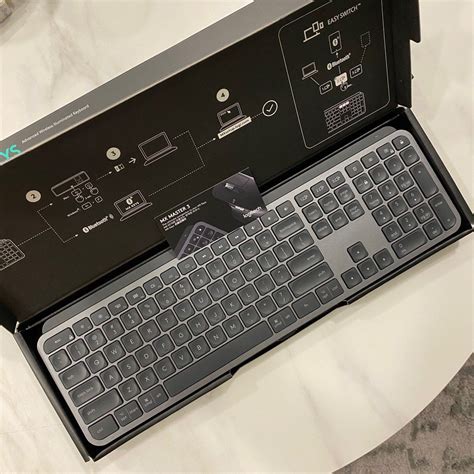 CHEAPEST LOGITECH MX KEYS KEYBOARD WIRELESS BLUETOOTH FOR MACBOOK WINDOWS GRAPHITE