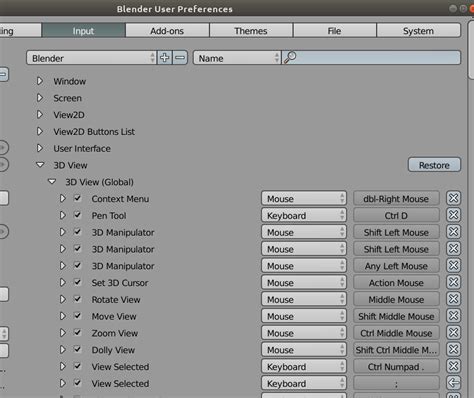 Customization Emulated Numpad Mapping Numpad Period Blender
