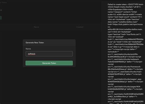 Create Access Token On Selfhosted Returns Html As An Error · Issue