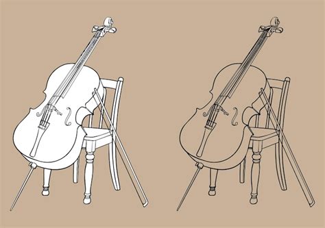 Violoncelle Dessin Vecteurs Téléchargez Gratuitement Des Vecteurs