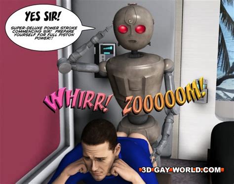 Space Sex With A Robot In These Cartoon Silver Cartoon Picture 4