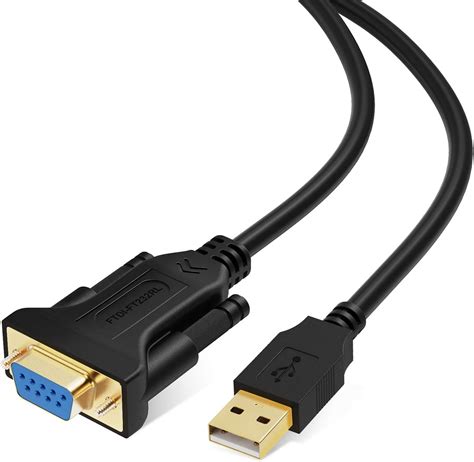 Amazon Com DTECH 10 Feet USB 2 0 To RS232 DB9 Serial Port Adapter Cable With FTDI Chipset
