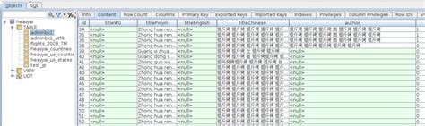 why is the chinese display of query results messy with dbeaver heavy