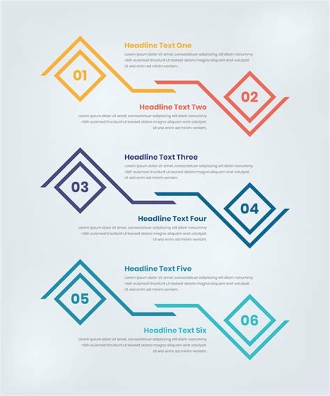 Premium Vector Data Presentation Infographic Template With Number