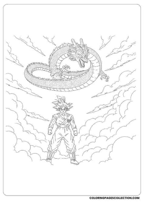 Printable Goku Coloring Pages With Clean Outlines