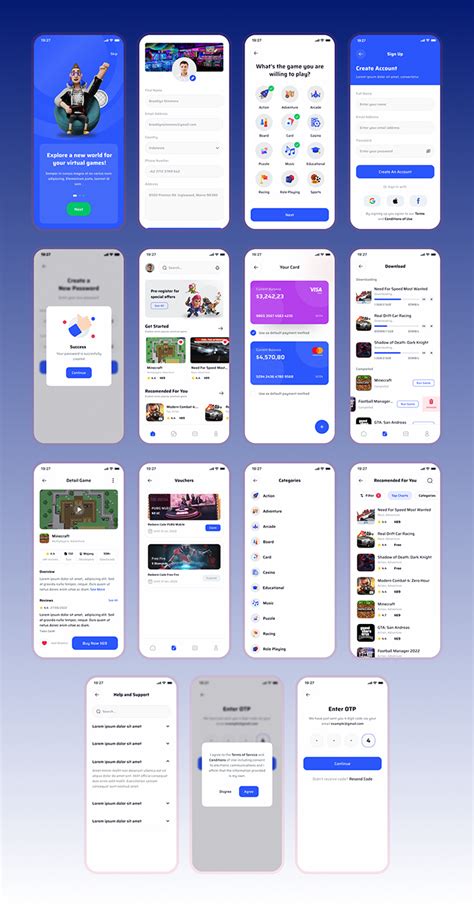 Mastergame Game Store Flutter App Ui Template Figma Included Code Market
