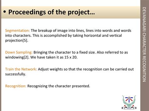 Devanagari Character Recognition Ppt