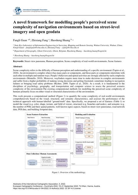 Pdf A Novel Framework For Modelling Peoples Perceived Scene