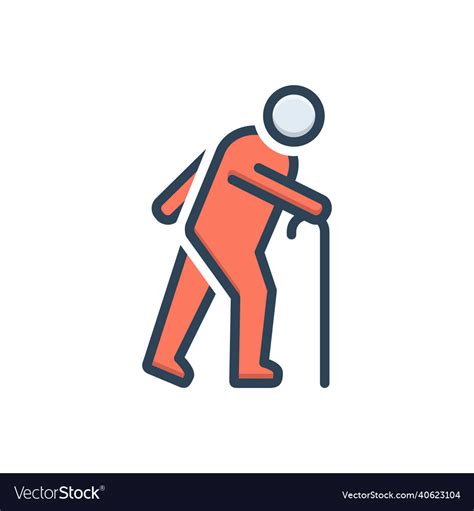 Elderly Royalty Free Vector Image Vectorstock
