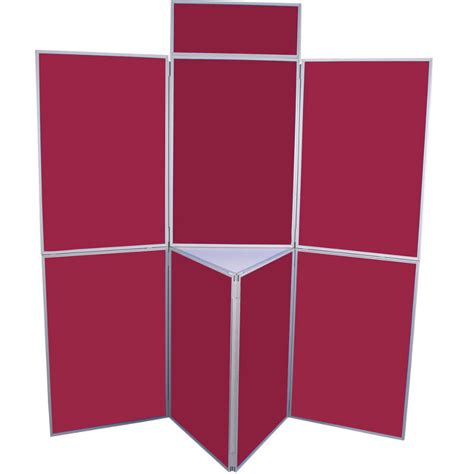 7 Panel Folding Display Boards Including Header Access Displays
