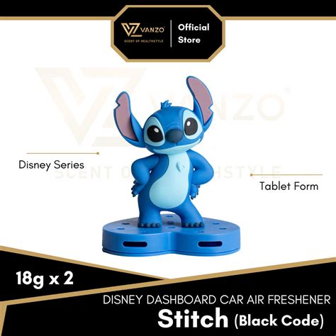 Vanzo Disney Stitch Dashboard Series Car Air Freshener 18g X 2 Shopee Malaysia