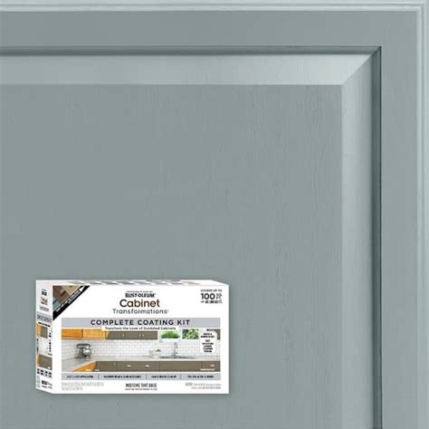 Reviews For Rust Oleum Transformations 1 Qt Satin Seaside Interior Cabinet Paint Kit Pg 3
